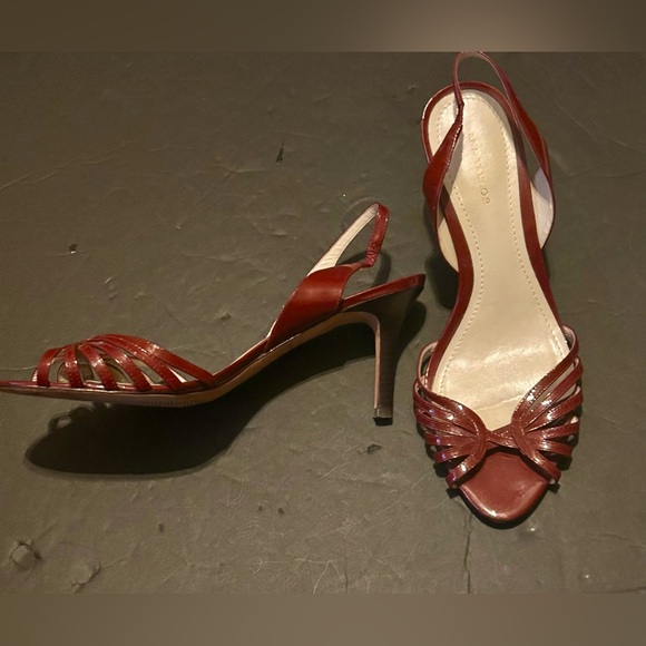 Ann Taylor | Shoes | Ann Taylor Reddish Brown Heels Size 9 All Leather ...